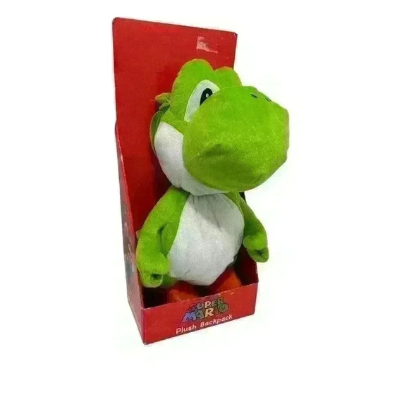 Nintendo | Bags | Nintendo Super Mario Yoshi 9 Inches Plush Backpack ...